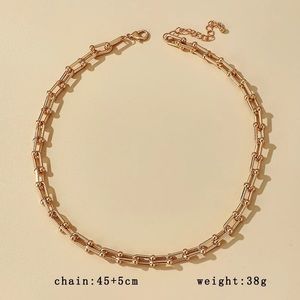Zara | Jewelry | Zara Gold Horseshoe Link Chain Trend Yellow Gold ...